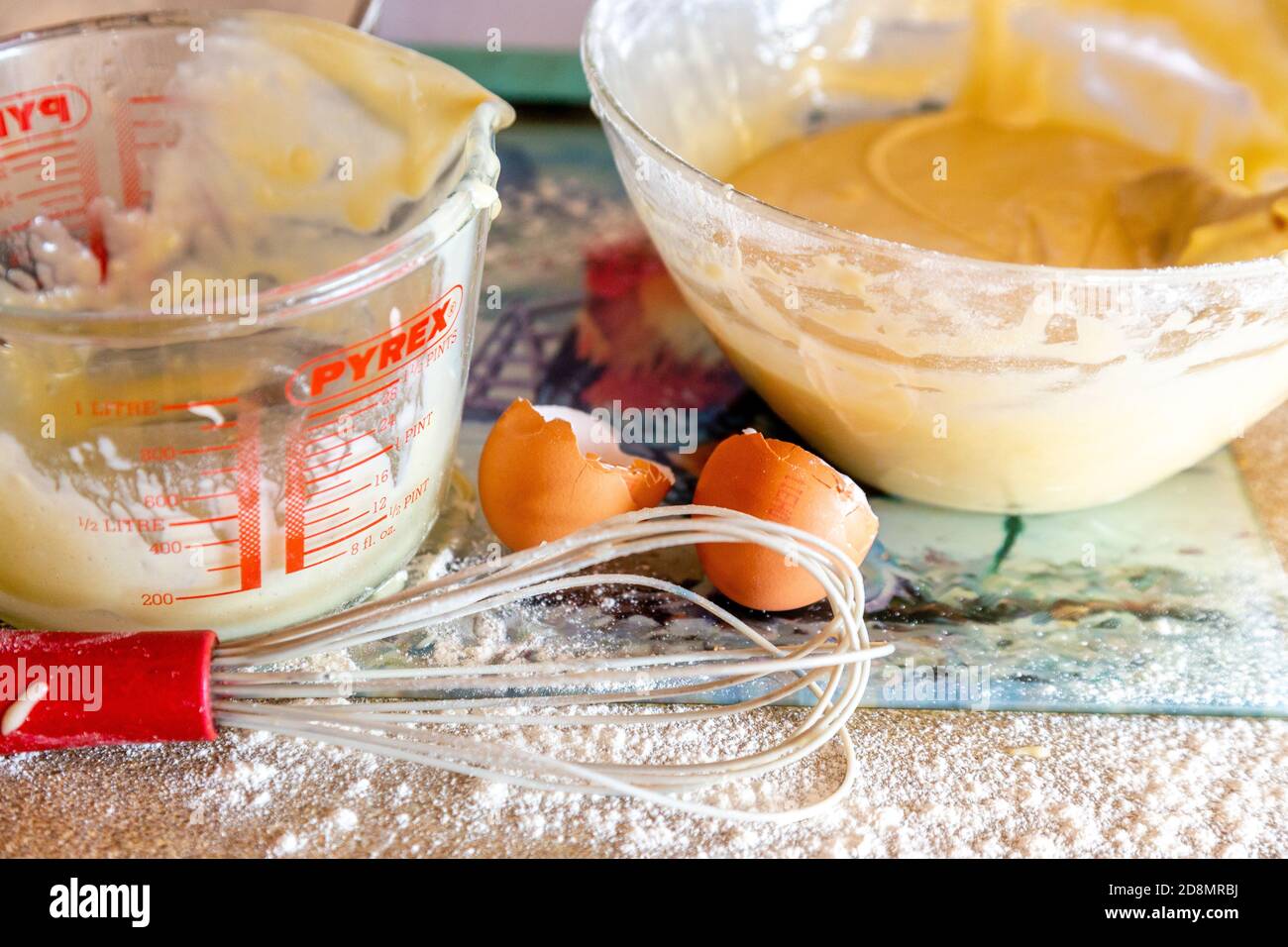 Home baking in lock down Stock Photo - Alamy