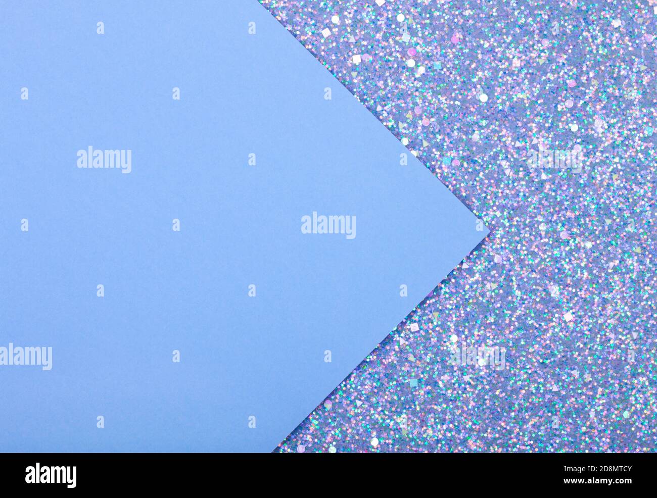 Holographic bright white glitter real texture background with ...