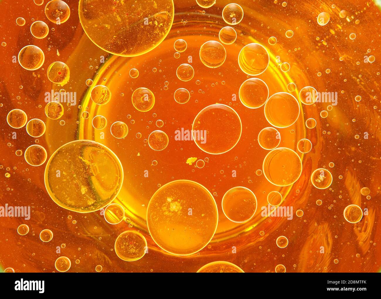 oil floating on water-special effect Stock Photo - Alamy