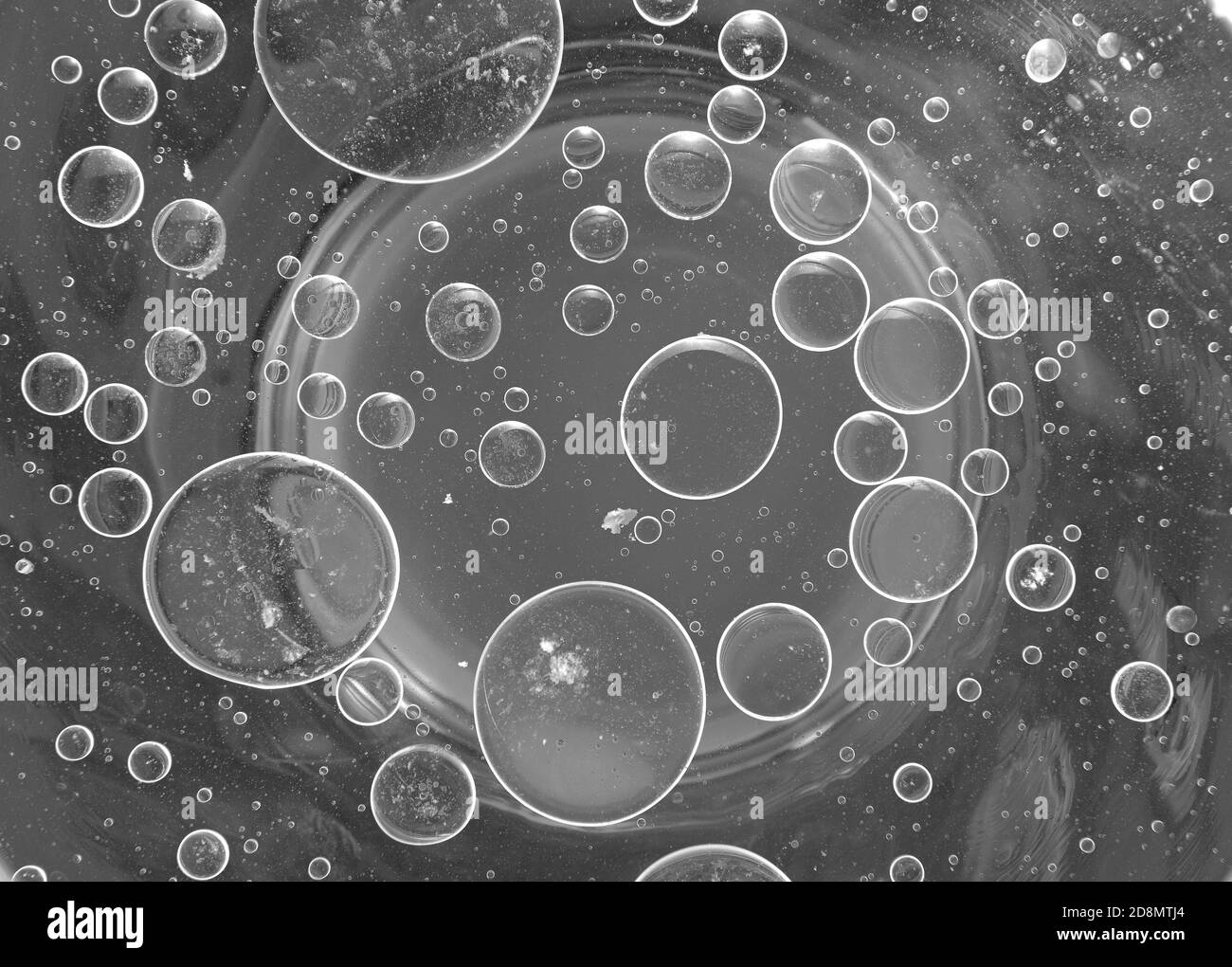 oil floating on water-special effect Stock Photo - Alamy