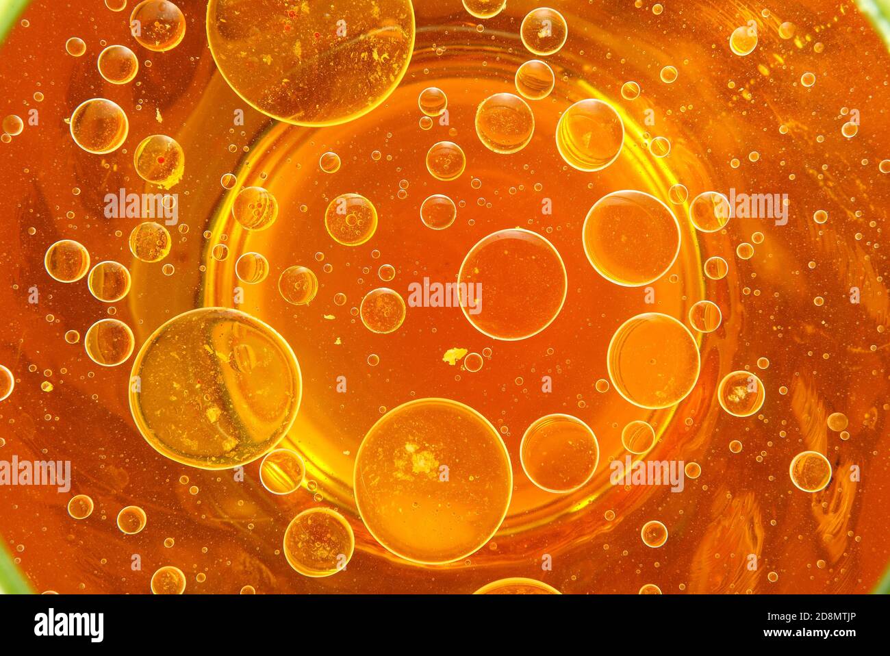 oil floating on water-special effect Stock Photo - Alamy