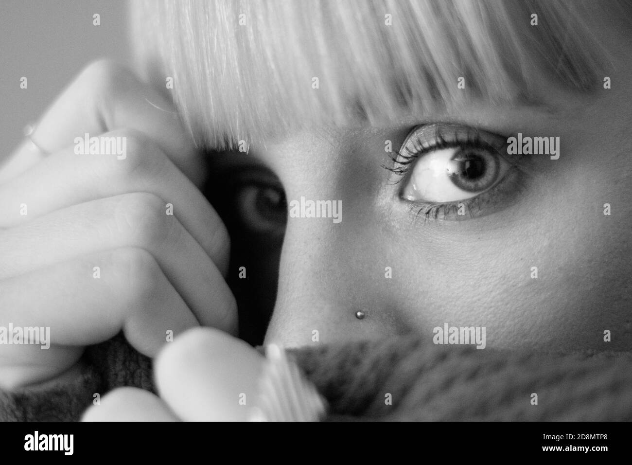 Close up portrait of Iva Stock Photo - Alamy