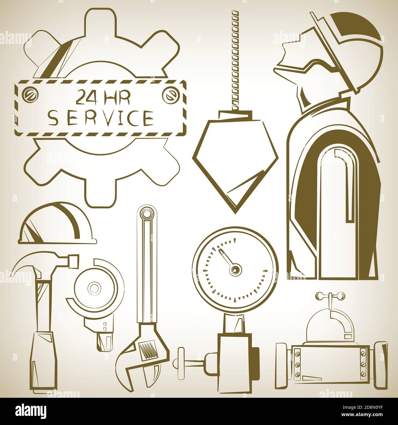 Vintage mechanical engineering drawing hi-res stock photography and ...