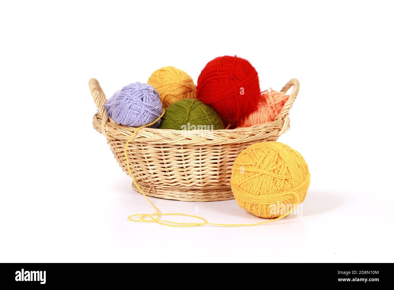 Sewing basket Cut Out Stock Images & Pictures - Alamy