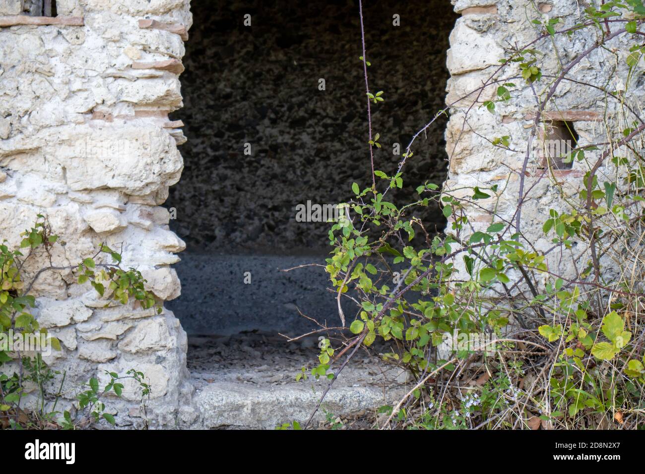 stone house carved into the white rock Stock Photo - Alamy