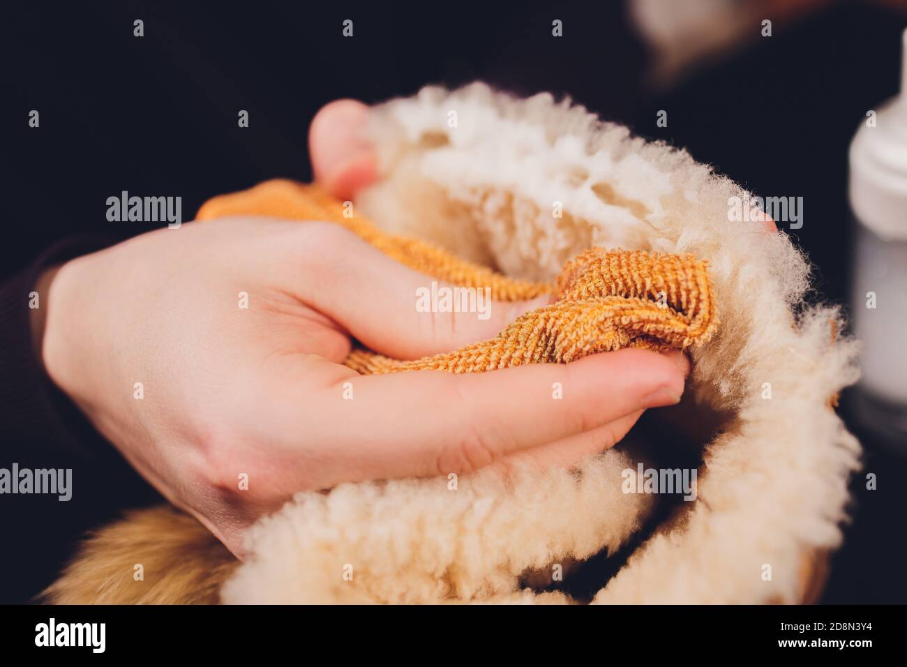 Suede camel boots hi-res stock photography and images - Alamy