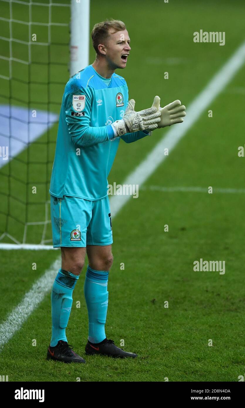 Blackburn Rovers goalkeeper Aynsley Pears during the Sky Bet ...