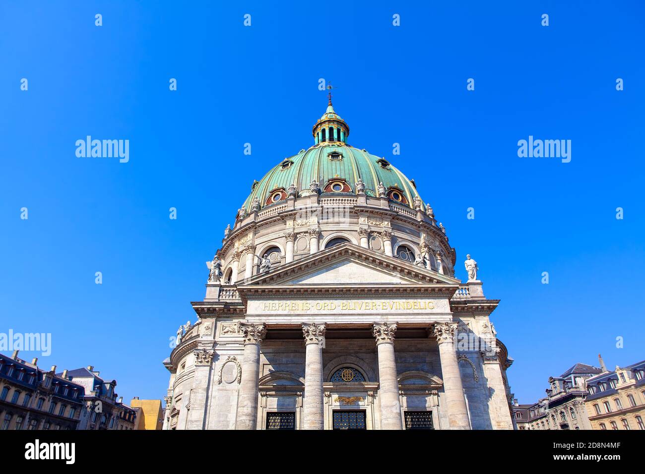 The most famous cathedral in Copenhagen . 18th-century Lutheran ...