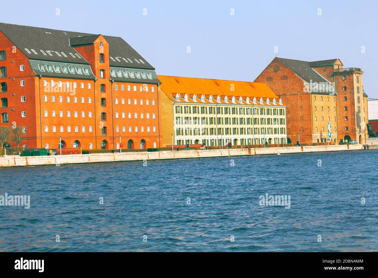 Denmark capital city downtown . Water canal and danish architecture of ...