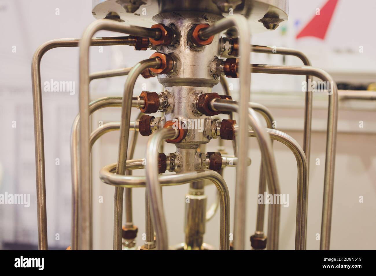 section model of a historic jet engine Stock Photo - Alamy