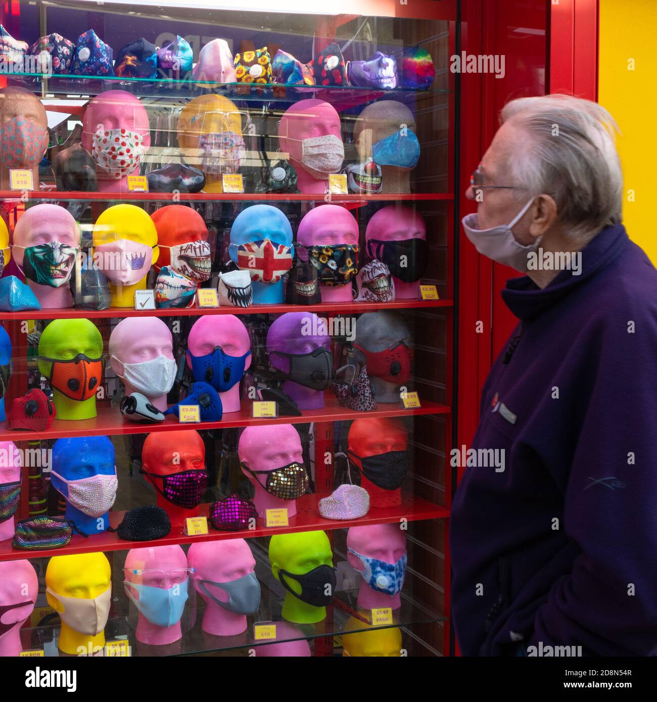 Face masks display hi-res stock photography and images - Alamy