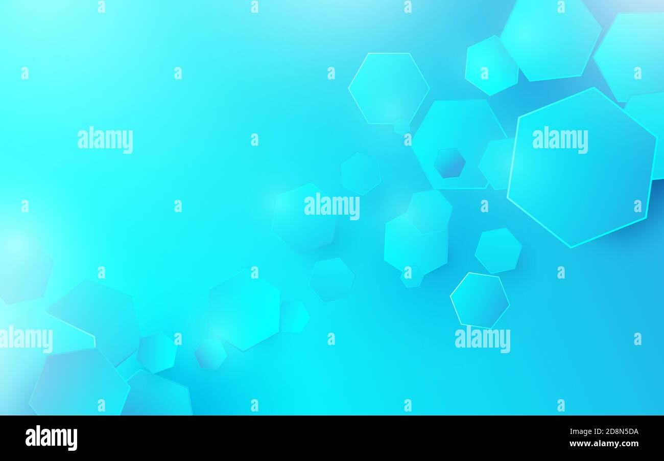 Abstract technology digital hi-tech hexagons concept background. Space for your design Stock ...
