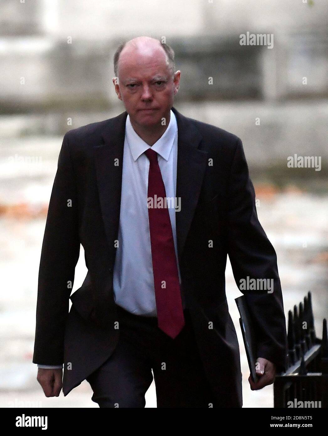 Chief Medical Officer Professor Chris Witty arrives at Downing Street ...
