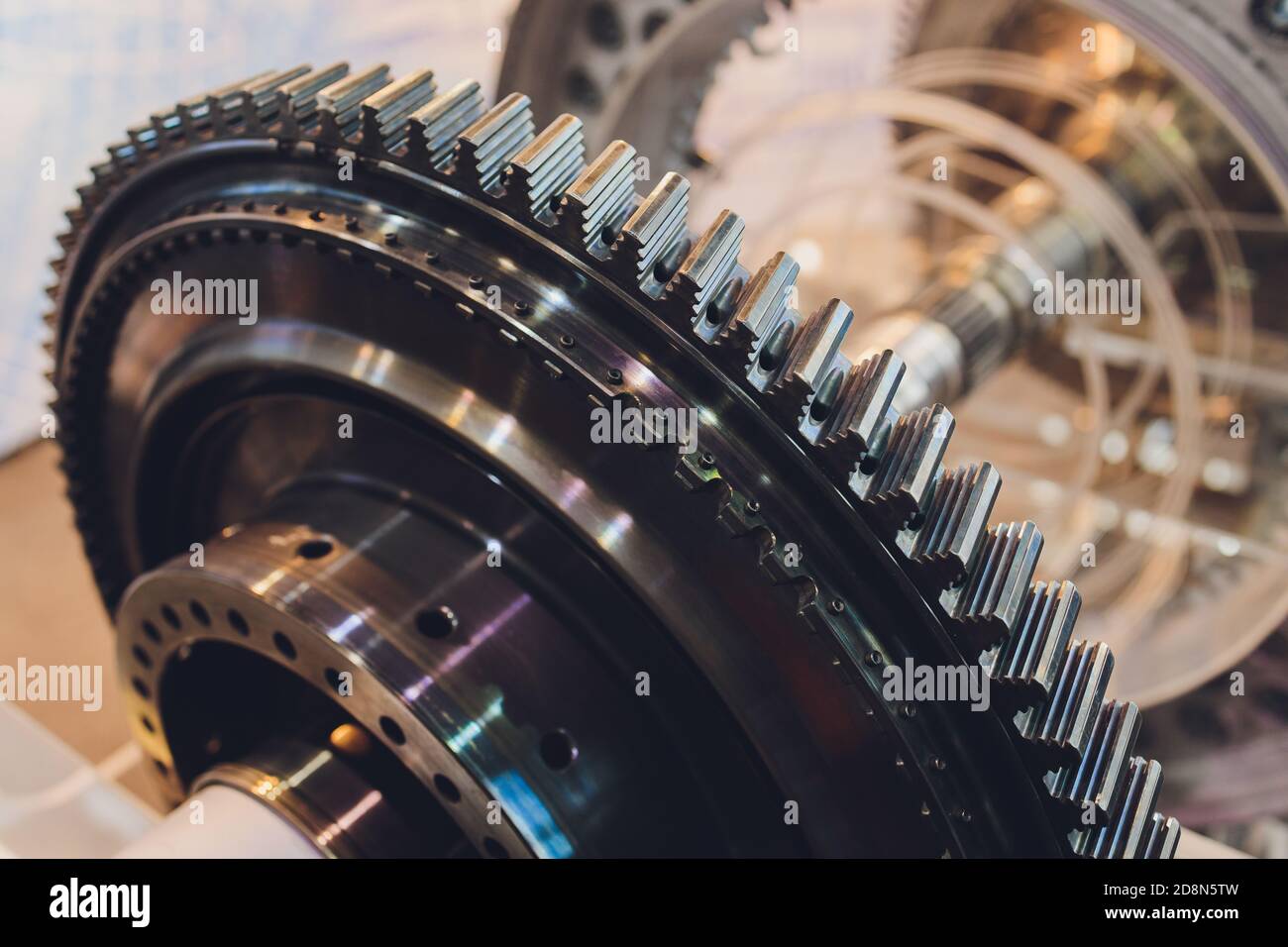 section model of a historic jet engine Stock Photo - Alamy