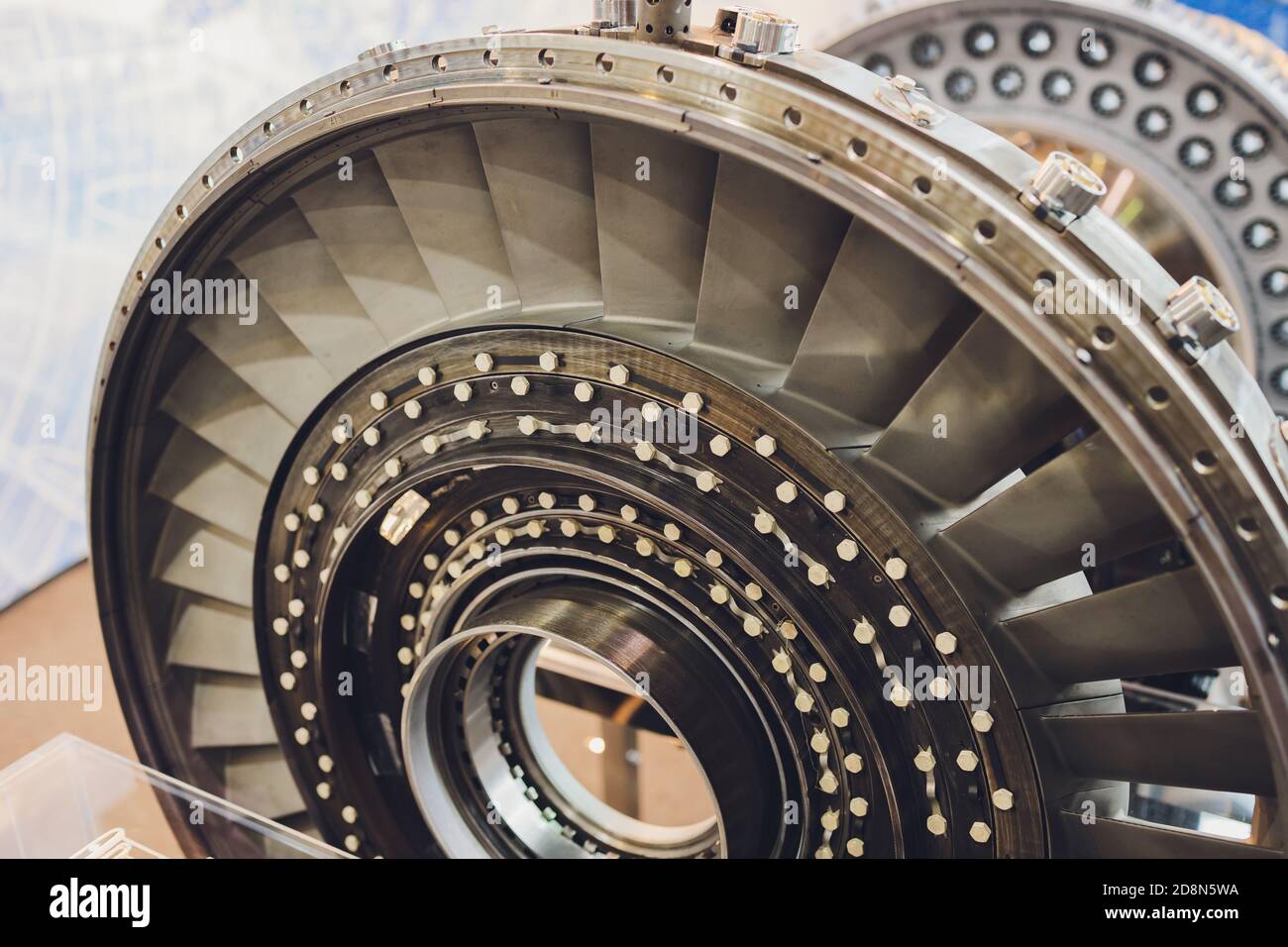 section model of a historic jet engine Stock Photo - Alamy