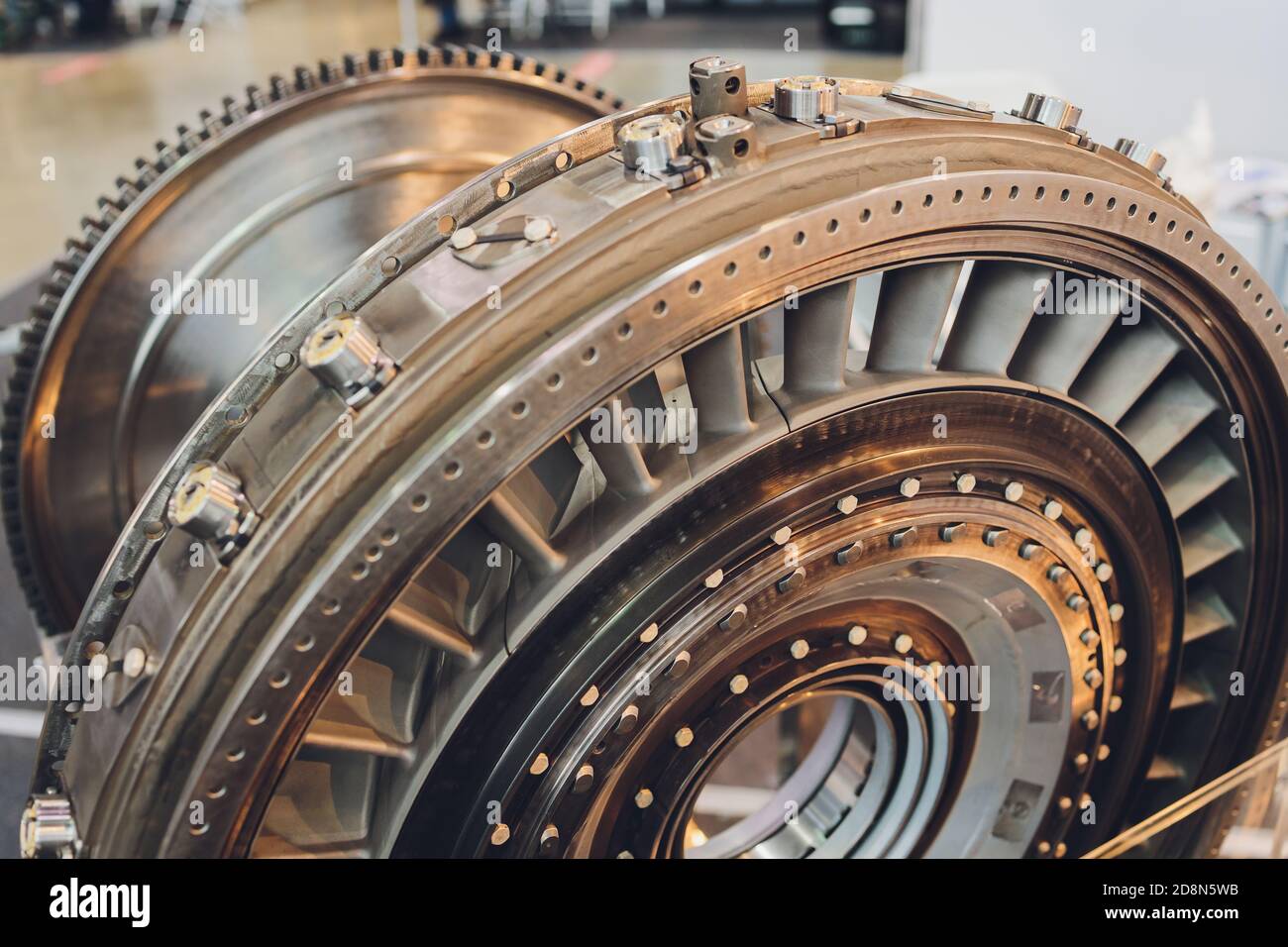 section model of a historic jet engine Stock Photo - Alamy