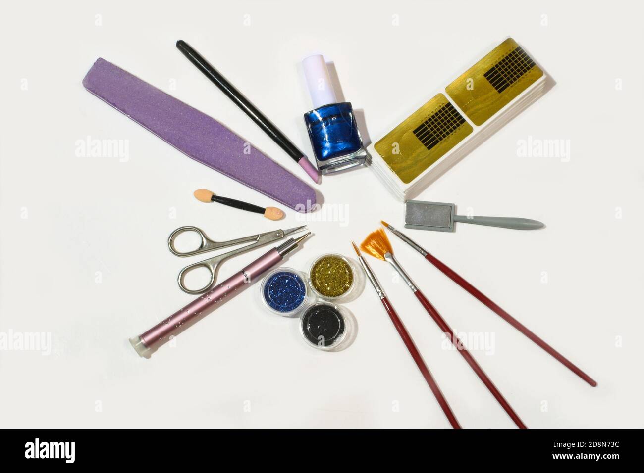 Nail design tools Stock Photo - Alamy