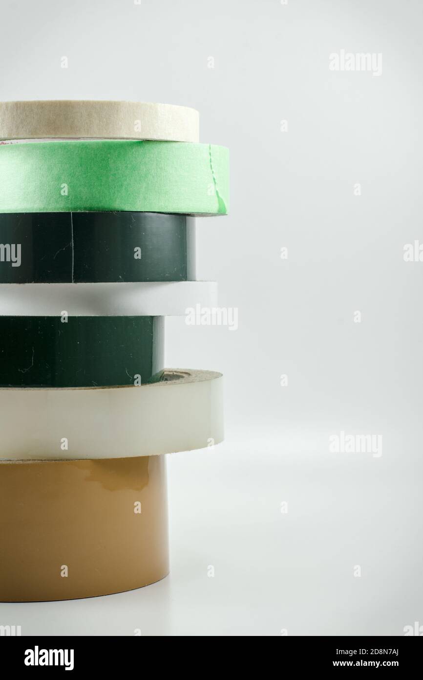 Tape family of various types and colors Stock Photo - Alamy