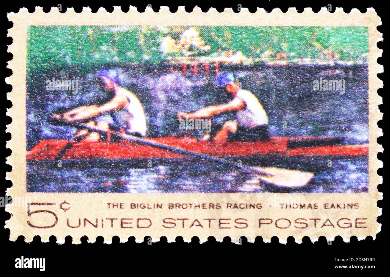 Thomas Eakins The Biglin Brothers Racing