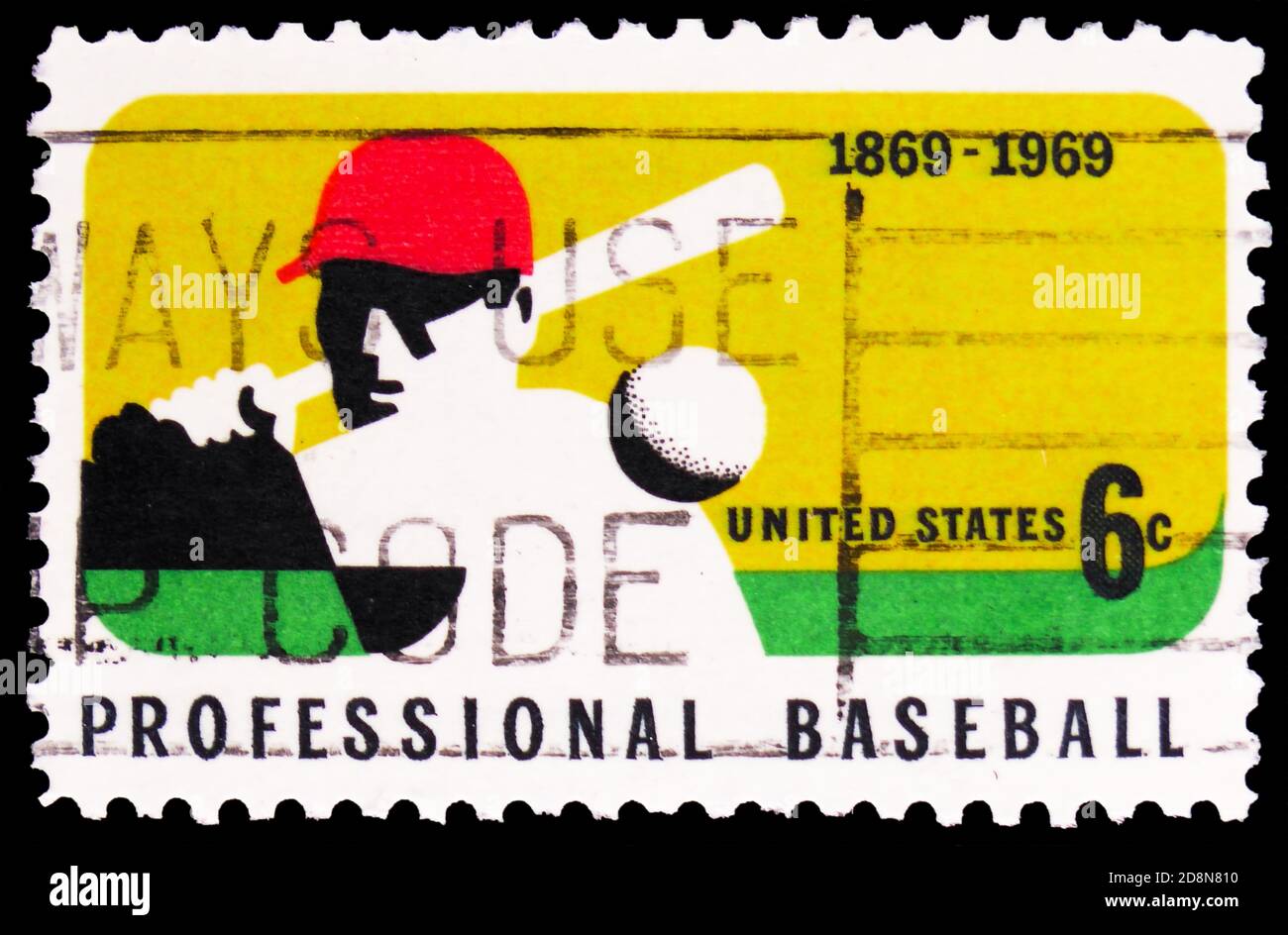 MOSCOW, RUSSIA - OCTOBER 8, 2020: Postage stamp printed in United ...