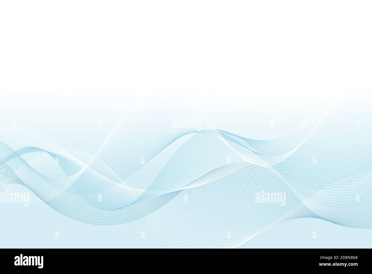Winter bright abstract vector waves on white. Example of abstract waves ...