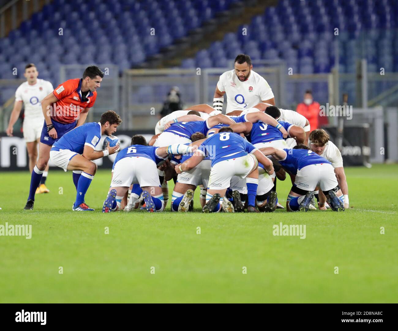 Stadio Olimpico, rome, Italy, 31 Oct 2020, scrum Italy during Italy vs ...