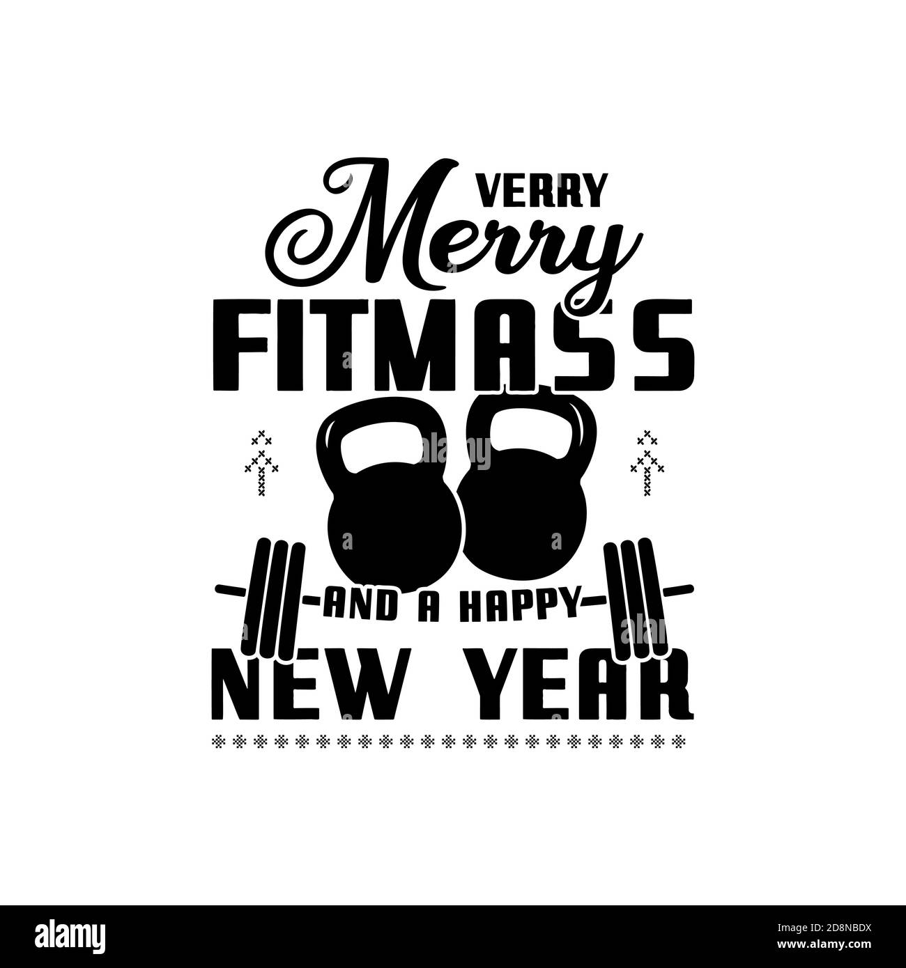 Christmas lettering quote. Silhouette calligraphy poster quote - Merry ...