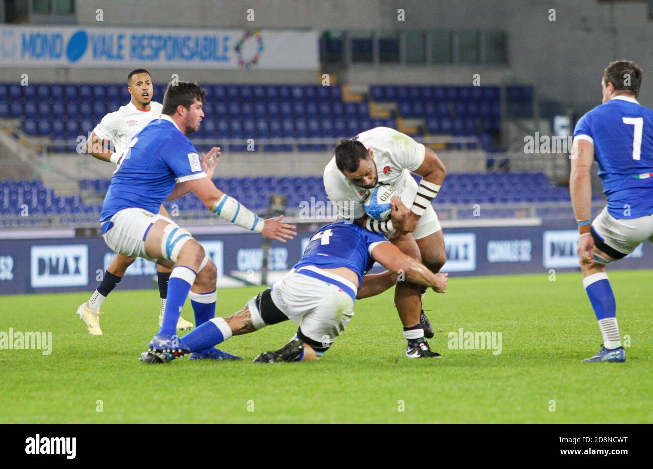 Stadio Olimpico, rome, Italy, 31 Oct 2020, Billy Vunipola (England ...