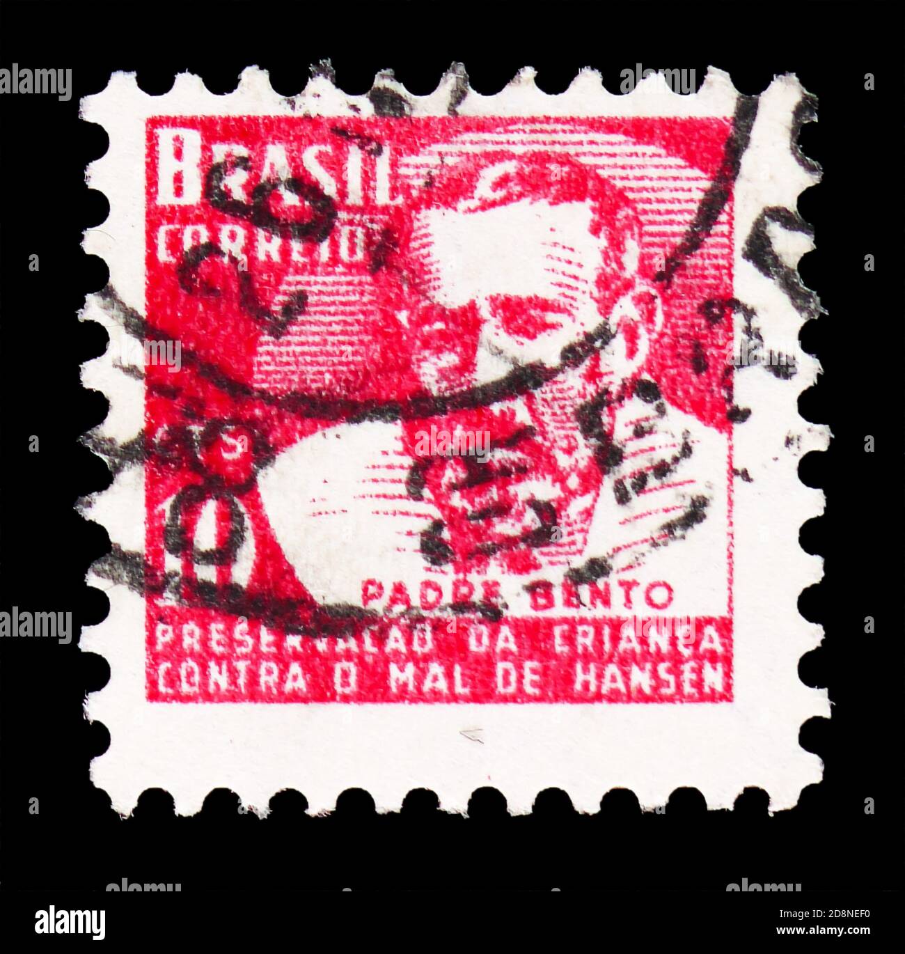 MOSCOW, RUSSIA - OCTOBER 8, 2020: Postage stamp printed in Brazil shows ...