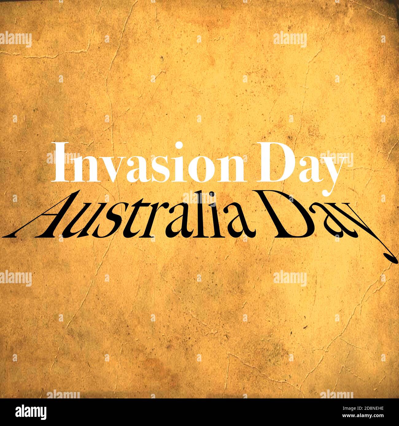 Old scroll style background and message for National Holiday. The word ...