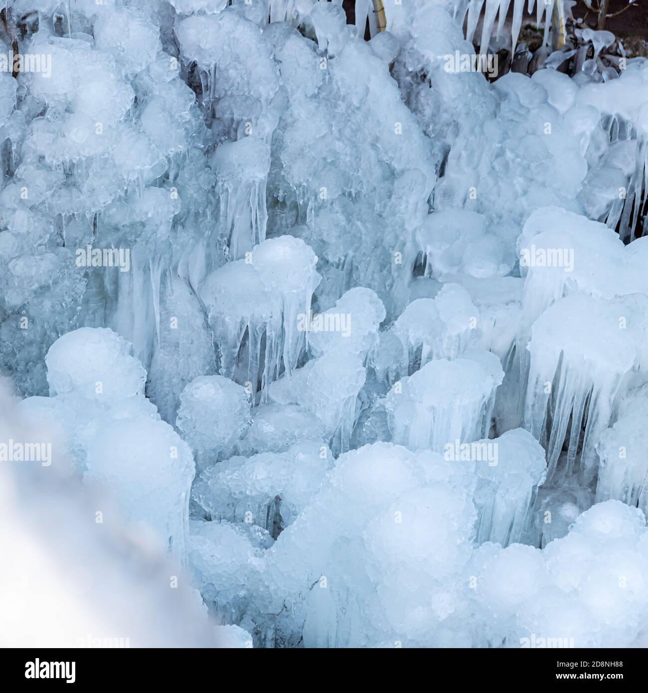 Cold icicles face hi-res stock photography and images - Alamy
