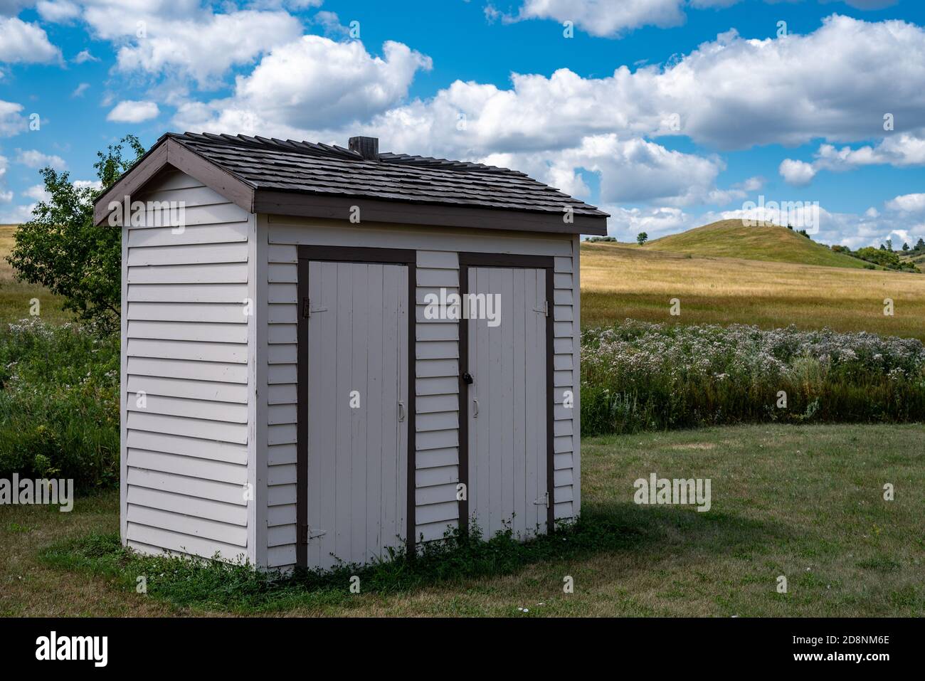 Double outhouse hi-res stock photography and images - Alamy