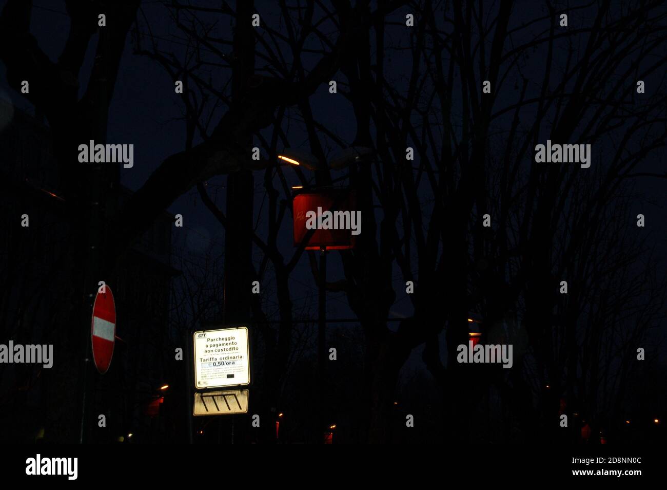 Turin at night Stock Photo - Alamy