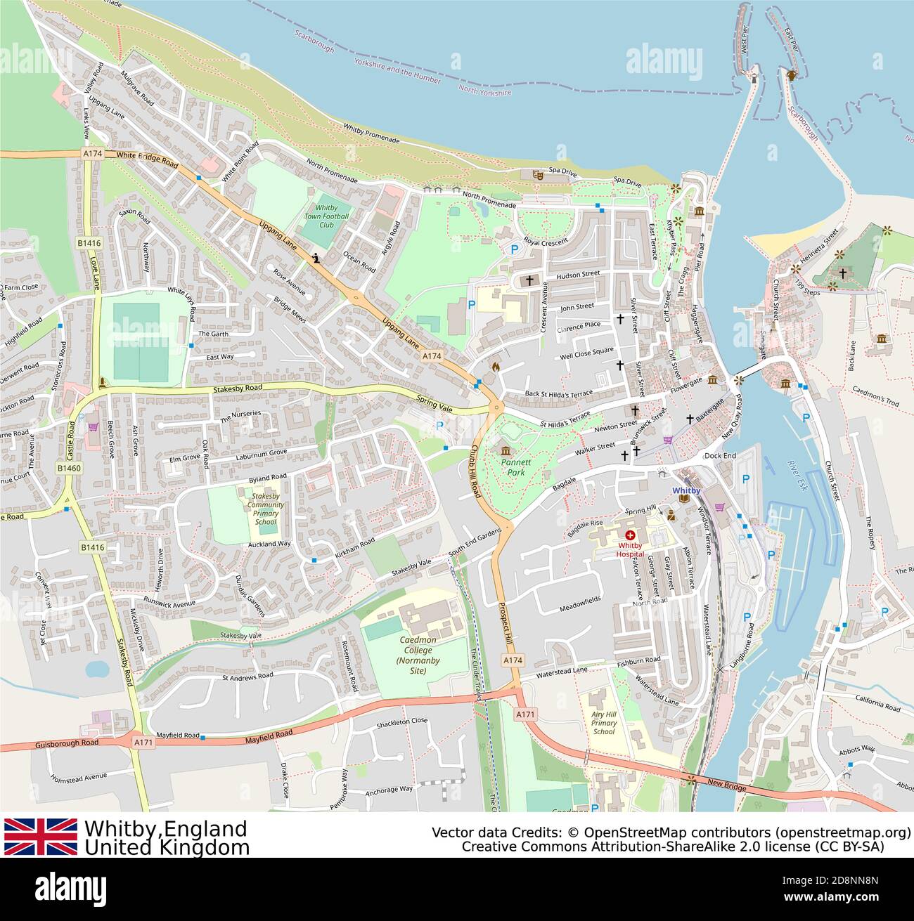 Map Of Fleetwood High Resolution Stock Photography and Images - Alamy