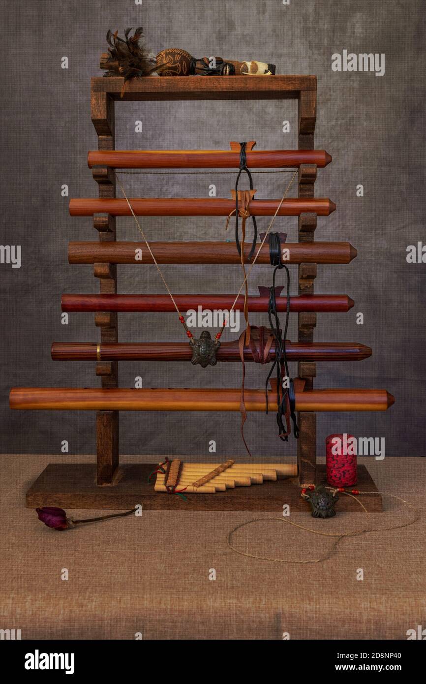 Pan flutes hi-res stock photography and images - Alamy