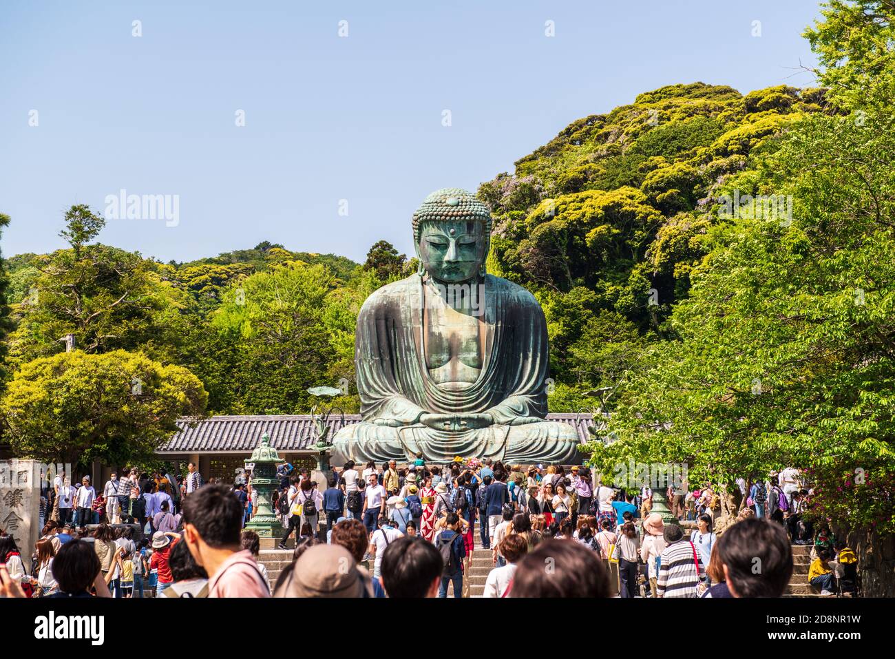 The Great Buddha of Kamakura at Kōtoku-in in Kamakura, Japan Stock ...