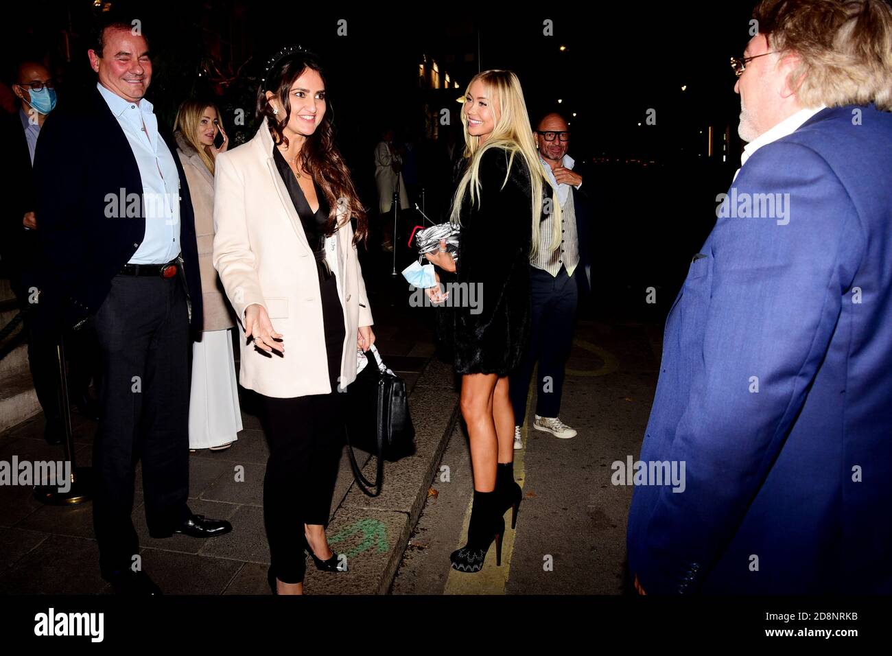 Robert Tchenguiz and Girlfriend Julia Dybowska Party With Christina ...