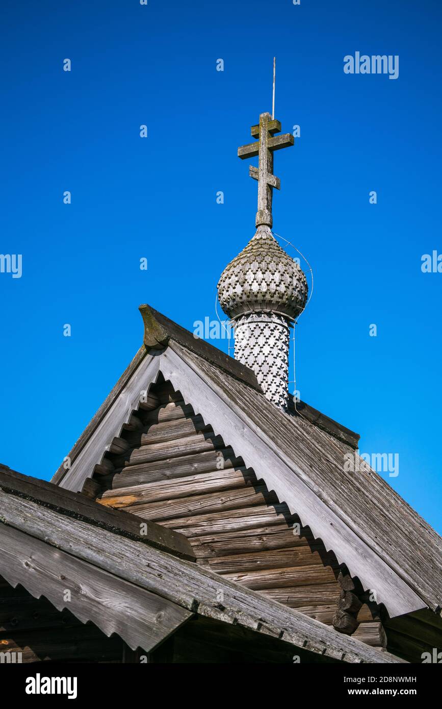 Church of Raising of Lazarus (15th century) at Kizhi island, Karelia ...