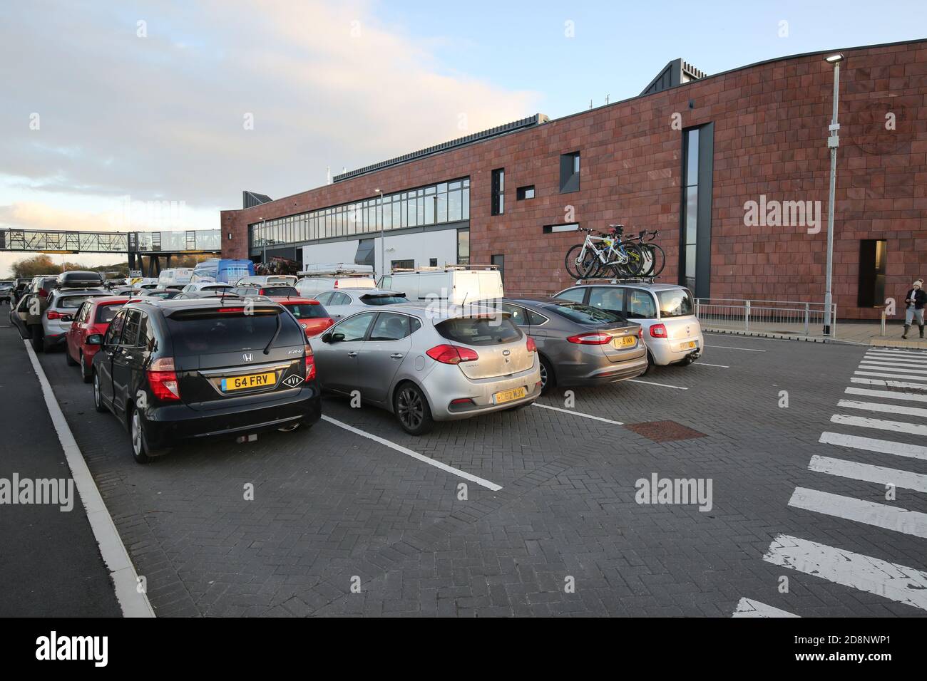 Isle of Arran, Ayrshire, Scotland, UK. Brodick Ferry Terminal Stock ...