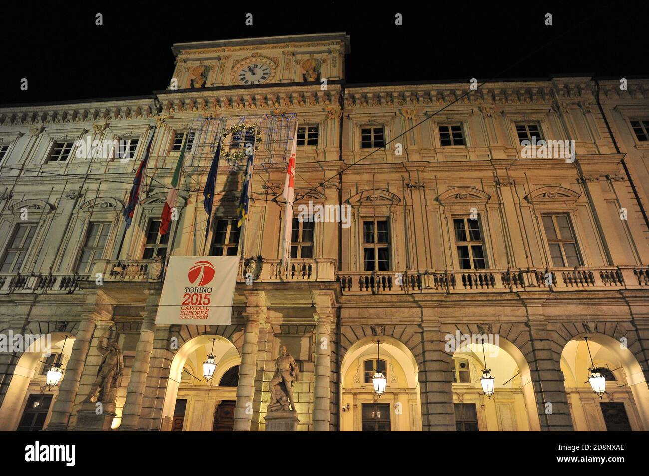 Artistic lights in Turin Stock Photo - Alamy