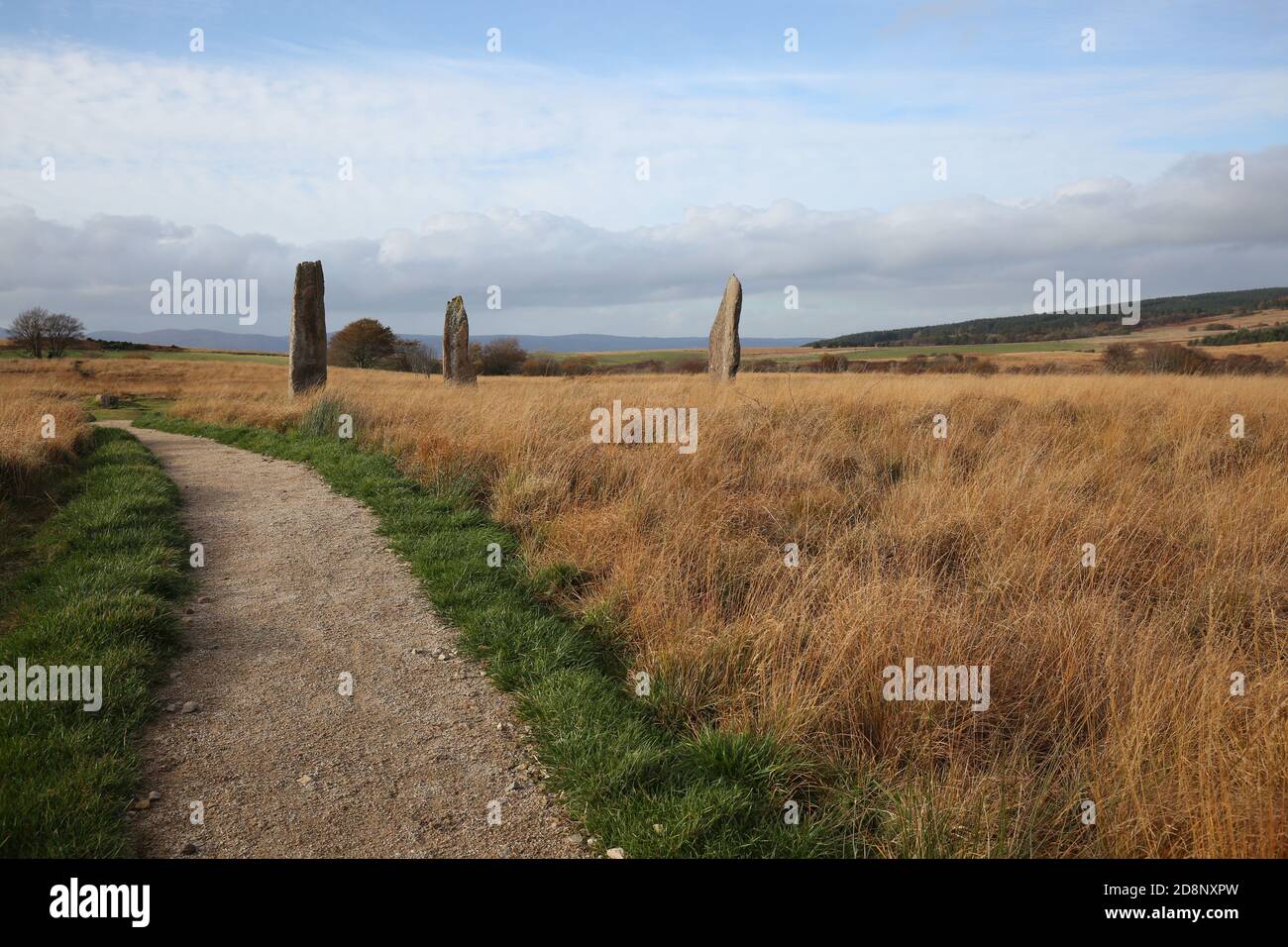 Isle of Arran, Ayrshire, Scotland, UK , Machrie Moor Stone Circle ...