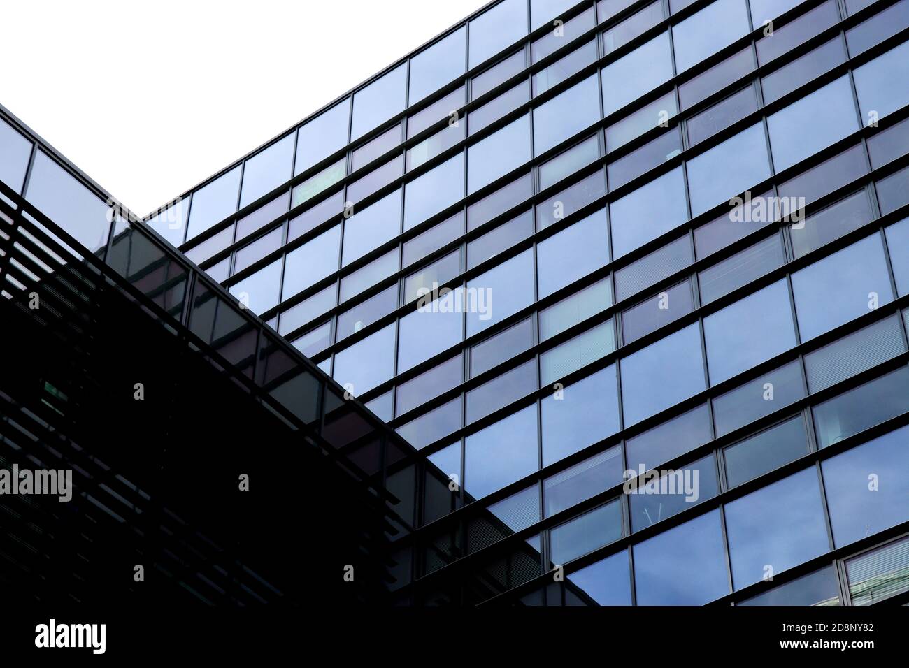 Commercial office space building - low angle view Stock Photo - Alamy