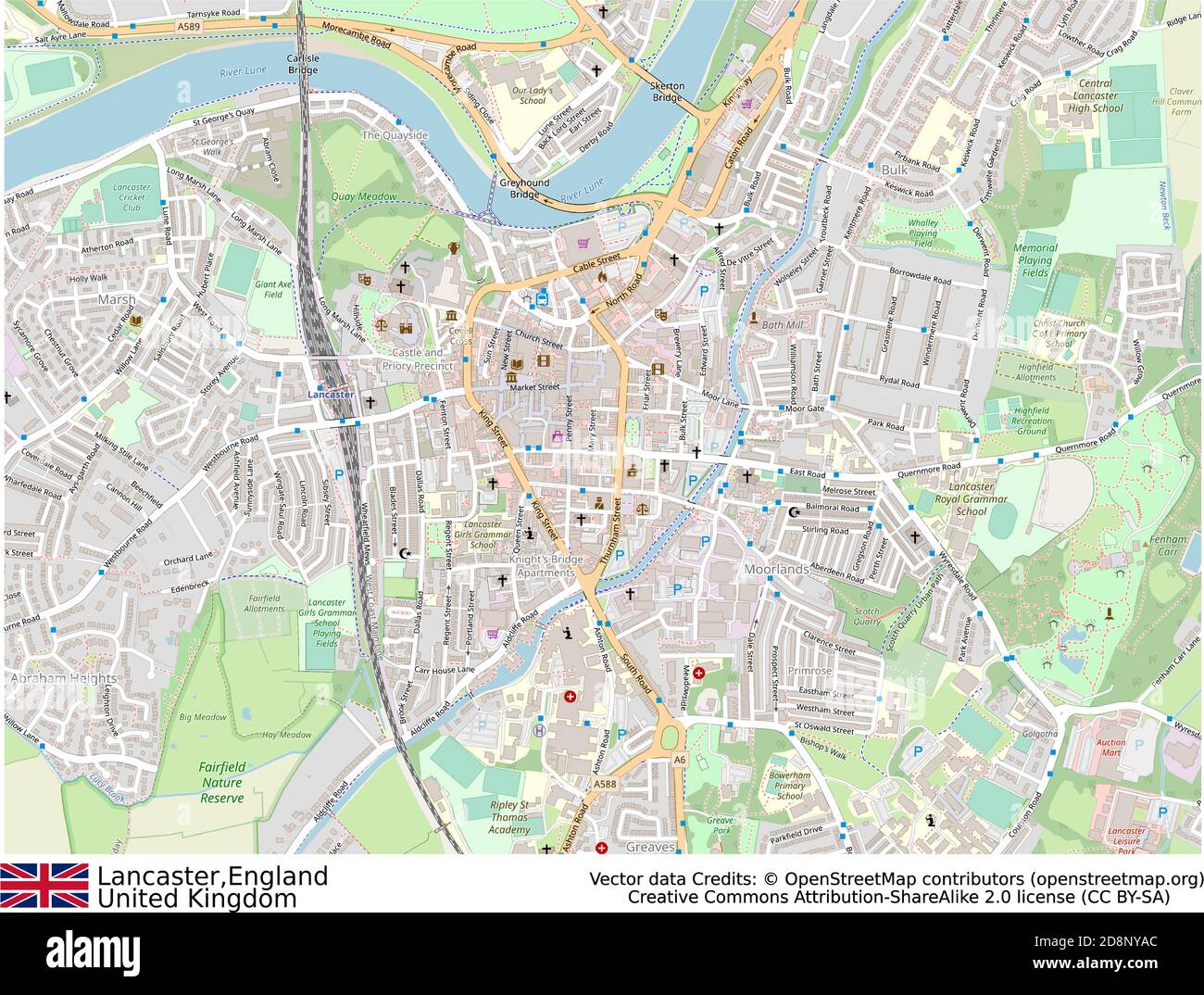 Darlington Map High Resolution Stock Photography and Images - Alamy