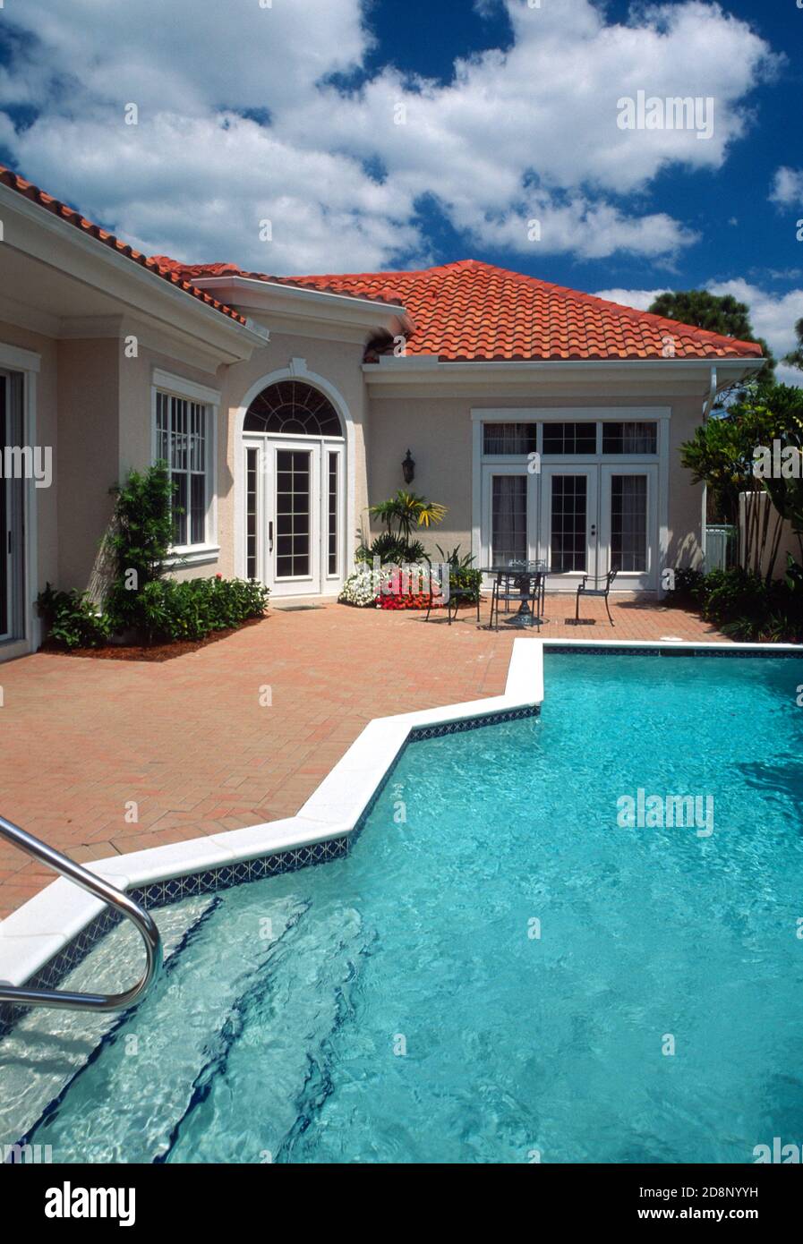 Luxury Home Exterior in Florida, USA Stock Photo - Alamy