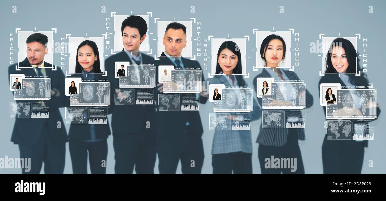 Facial recognition of crowd hi-res stock photography and images - Alamy