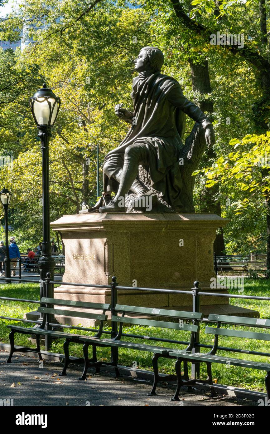 Robert Burns Sculpture is located at the South end of Literary Walk in ...