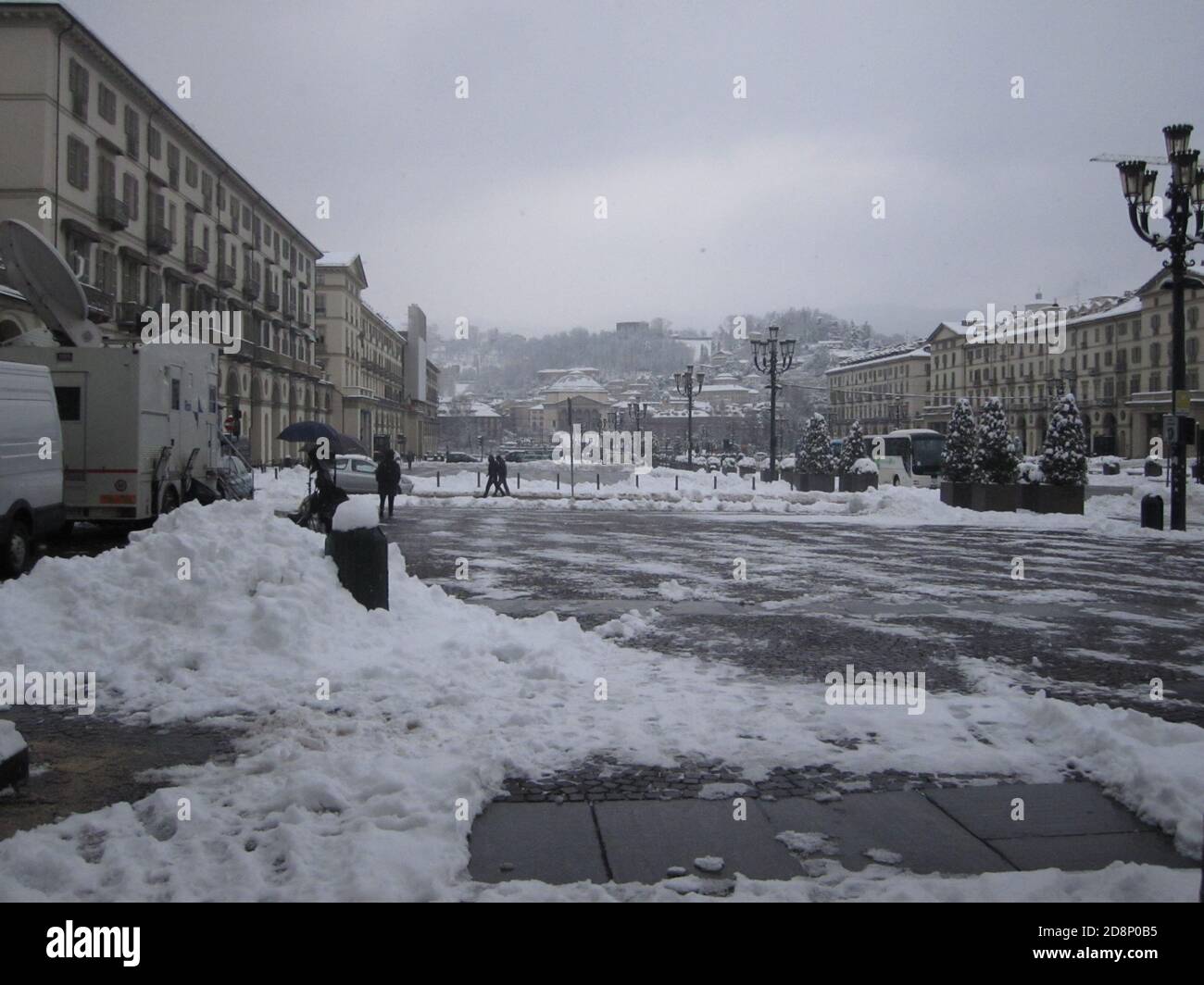 Turin under the snow Stock Photo - Alamy