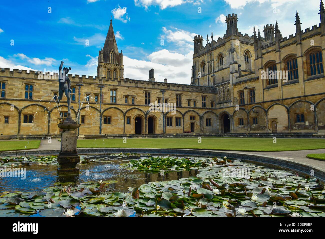 The Great Quadrangle of Christ Church, a constituent college of the ...