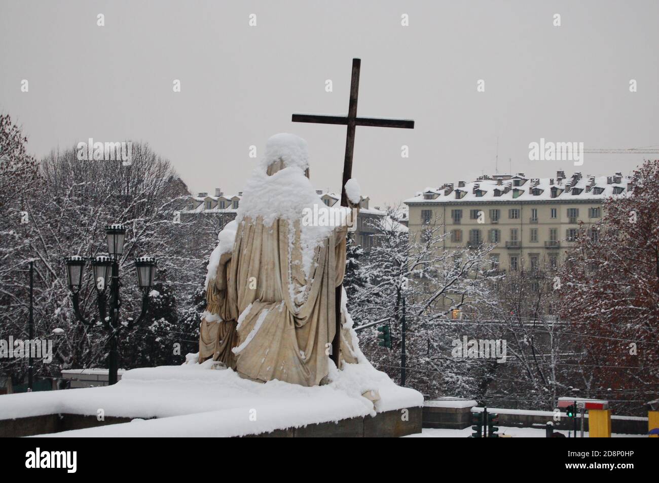 Turin under the snow Stock Photo - Alamy