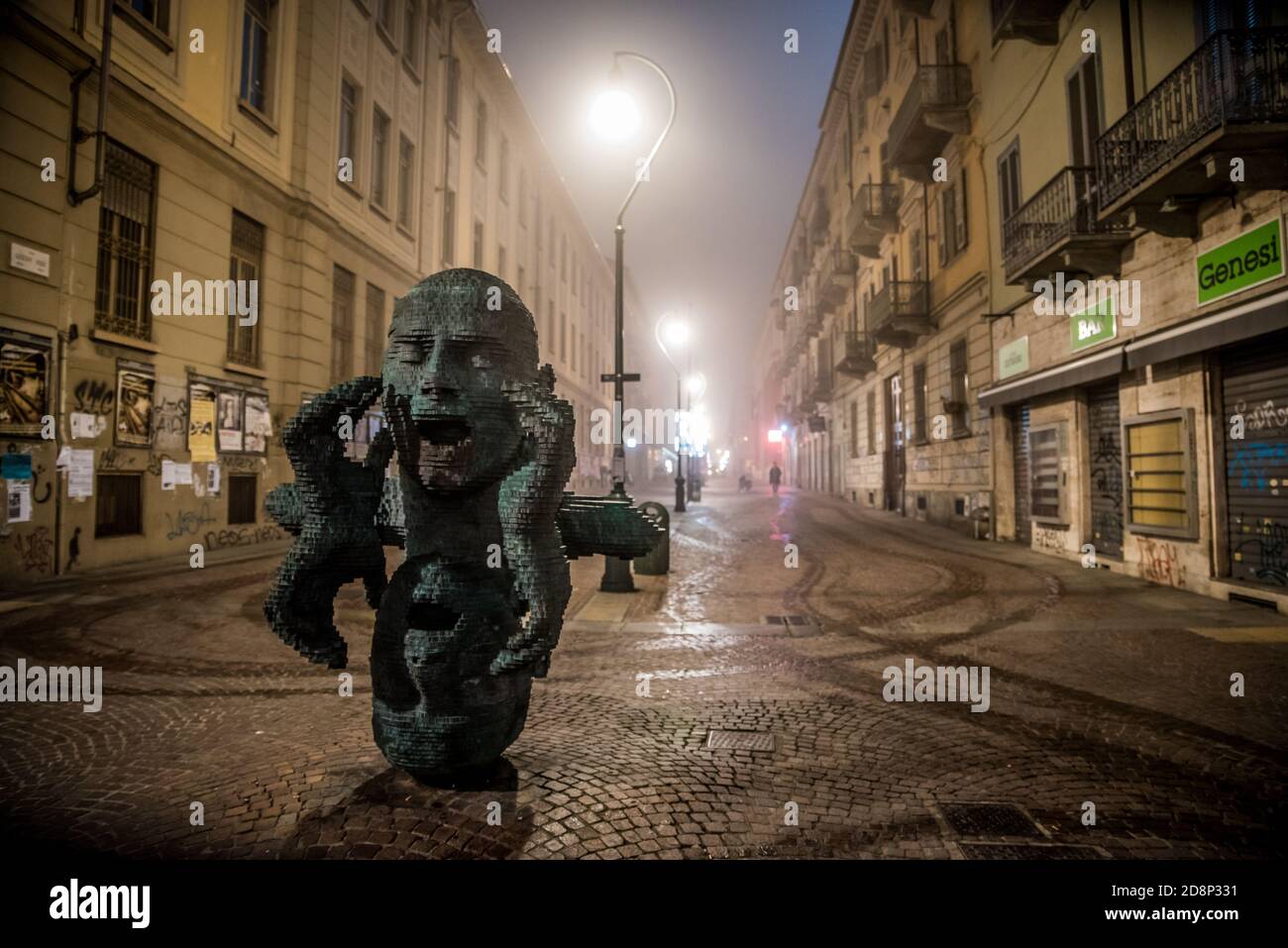 Eco, the sculpture of Marc Didou Stock Photo - Alamy